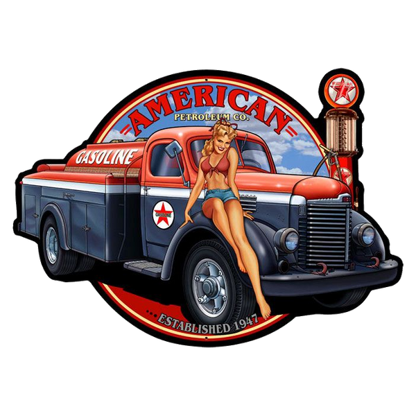 Olje & Bensin - METALLSKILT.NO